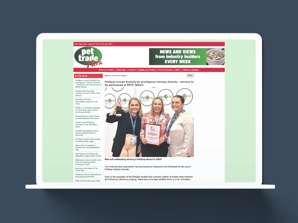 Pet Trade Xtra: PetQuip Reveals Finalists for Prestigious Industry ...